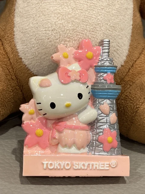 GENUINE AUTHENTIC SANRIO Hello Kitty Tokyo Skytree 3D Fridge Magnet ...