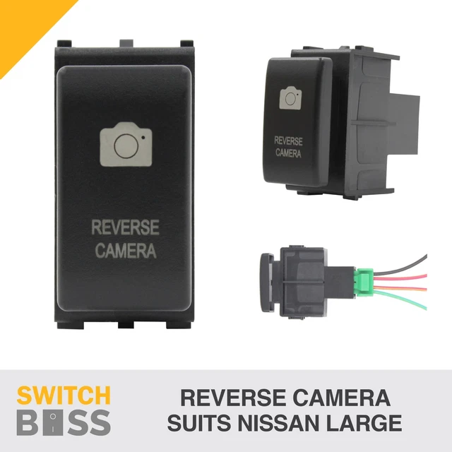 REVERSE CAMERA PUSH Switch for NISSAN Large Tall Patrol Navara X-Trail ...