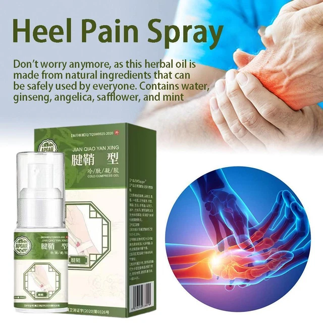 30ML TENDON SHEATH Pain and Heel Spray Tenosynovitis Compress NEW Cold ...