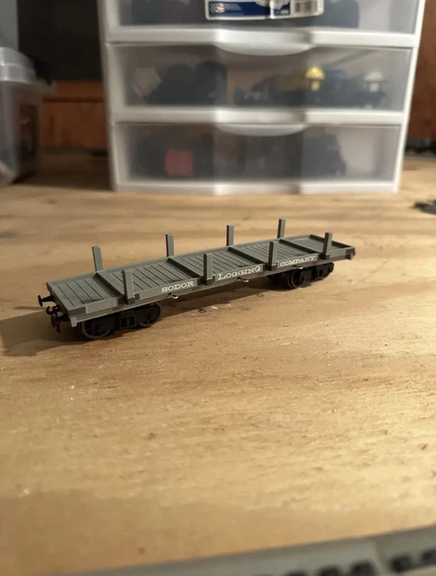BACHMANN 77004 HO Thomas & Friends Sodor Logging Company Flat Wagon ...