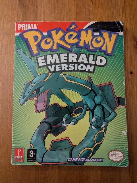 POKEMON EMERALD VERSION Official Game Guide Book For Game Boy Advance £ ...