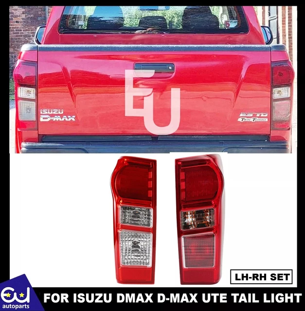 2X LED REAR Tail Light Brake Fog Lamp For Isuzu Dmax D-Max Ute 2015 ...