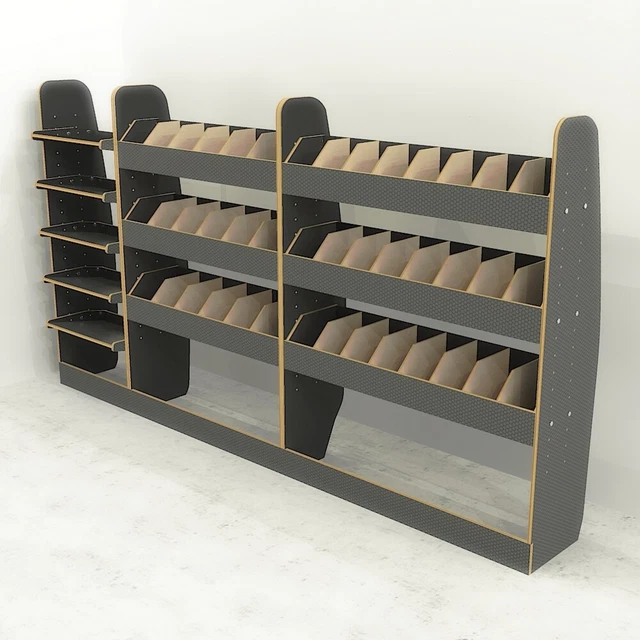 VW T5/T6 TRANSPORTER LWB Van Racking, Plywood Shelving, Storage $641.25 ...