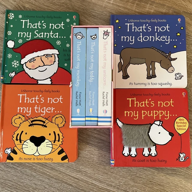 THATS NOT MY.. Book Collection Usbourne Sensory “Touchy-Feely” JobLot ...