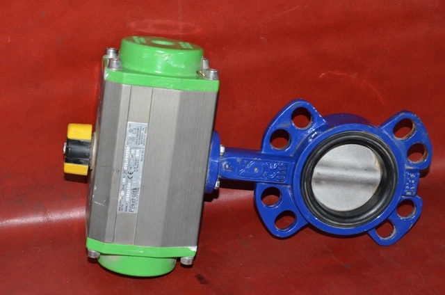 OMEGA POWER-TORK PNEUMATIC Actuator w/ 3" Butterfly Valve V9911 PT085 ...