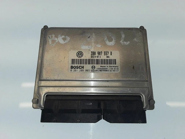 VW SKODA AUDI Seat Unité Contrôle Moteur Module ECU 3B0907557R 66996kW ...