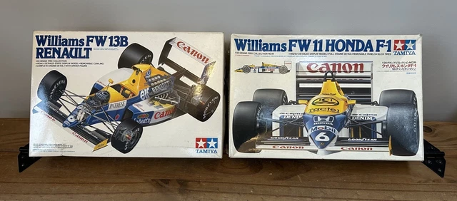 TAMIYA WILLIAMS FW11 Honda F1 & FW13 B Renault 1/20 Model Car Kits. £28 ...