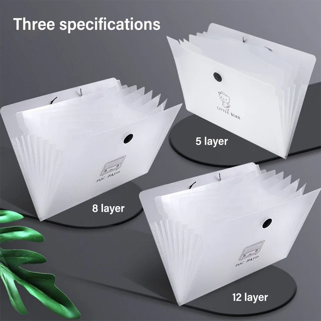 LARGE CAPACITY A4 File Folder 5/8/12 Pockets Document Bag Creative ... LARGE CAPACITY A4 File Folder 5/8/12 Pockets Document Bag Creative ...