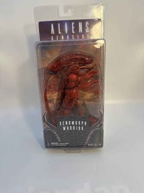 ALIENS GENOCIDE RED Xenomorph Warrior 7" inch Figure Neca New Sealed ...