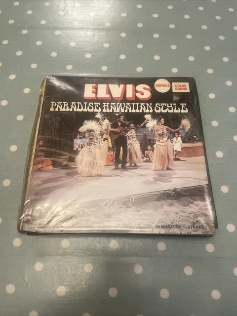 VINTAGE ELVIS PRESLEY Super 8 8mm Movie Film Paradise Hawaiian Style ...