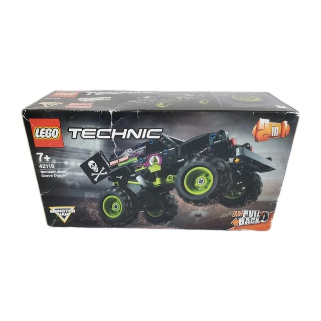 LEGO TECHNIC 42118 Monster Jam Grave Digger - New Sealed - Pull Back ...