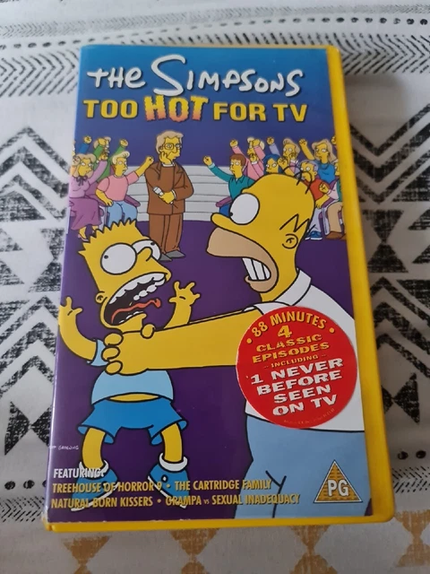The Simpsons Andtoo Hot For Tv Vhs Video Tape 1999 £499 Picclick Uk