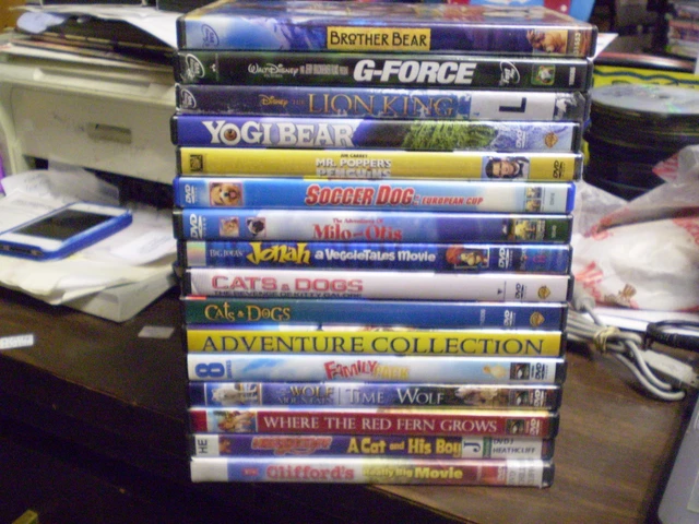 (31) CHILDRENS ANIMAL DVD Lot: Disney Lion King Brother Bear G-Force ...