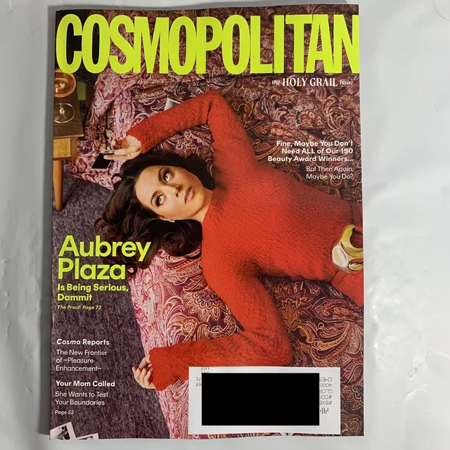 COSMOPOLITAN MAGAZINE MAY 2022 Aubrey Plaza The Holy Grail Issue £5.65 ...