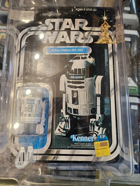 VINTAGE STAR WARS Artoo-Detoo (R2-D2) action figure 1977 Kenner sealed ...