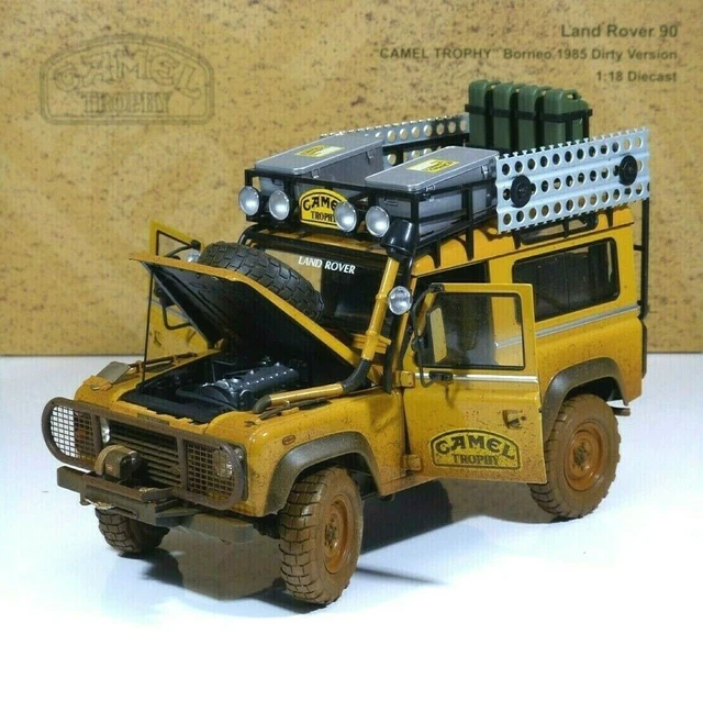 LAND ROVER DEFENDER 90 Camel Trophy Edition Borneo 1985 Dirty 1:18 ...