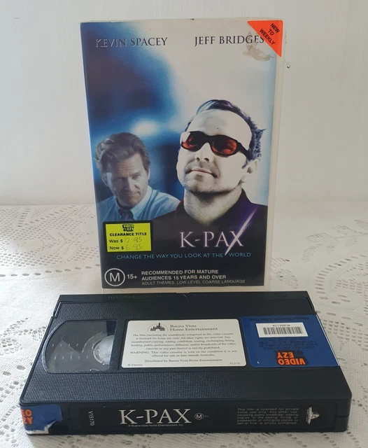 K-PAX EX RENTAL VHS 2001 $8.95 - PicClick AU