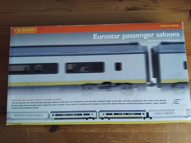 HORNBY R4013 OO Gauge Br Class 373 Eurostar Emu Divisible 1St Coach ...