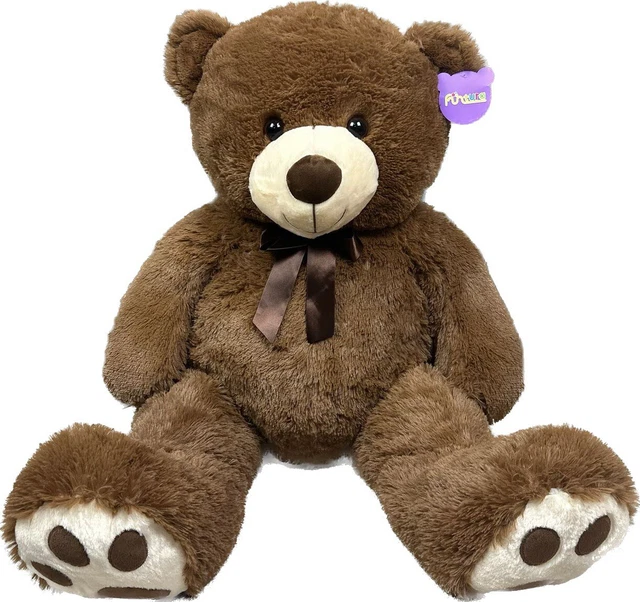 GIANT BIG HUGE Dark Brown Teddy Bear Soft Toy Cute Plushie High Quality ...