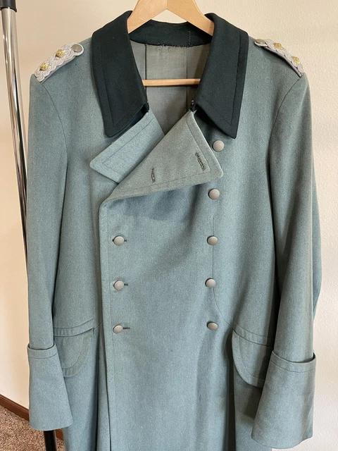 ORIGINAL WW2 GERMAN transportation officers overcoat great coat $720.00 ...