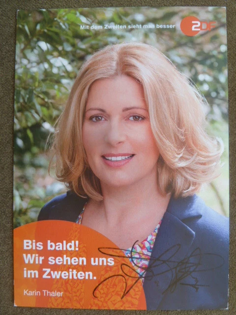 KARIN THALER, ZDF Karte "Rosenheim Cops" (Marie Hofer) EUR 9,99 ...