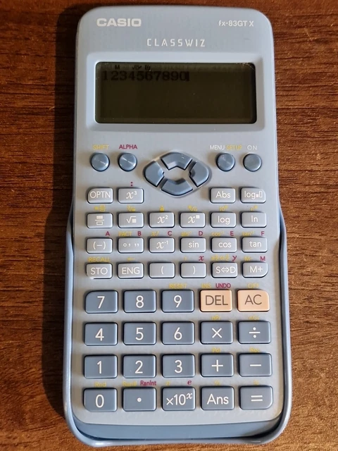 CASIO FX-83GT X Scientific Calculator In Blue Classwiz With Cover fx ...
