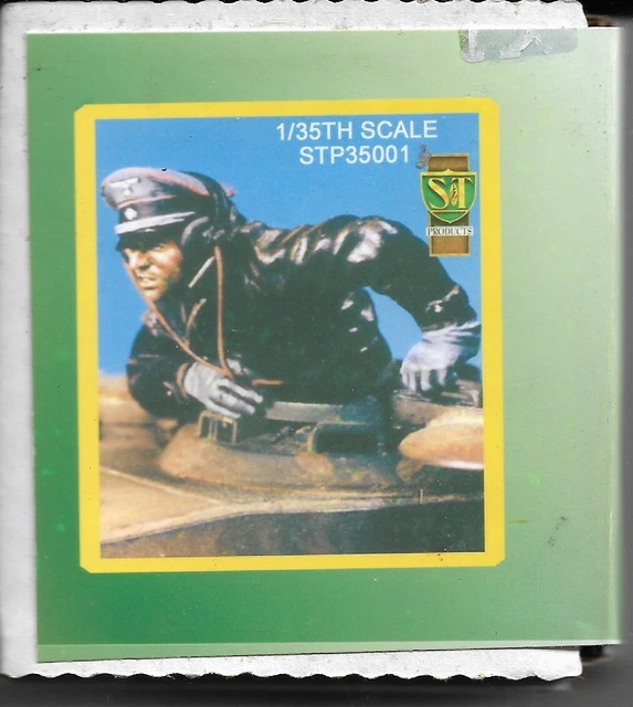 S&T PRODUCTS GERMAN Tiger Commander 1/35th Unpainted resin figure kit ...