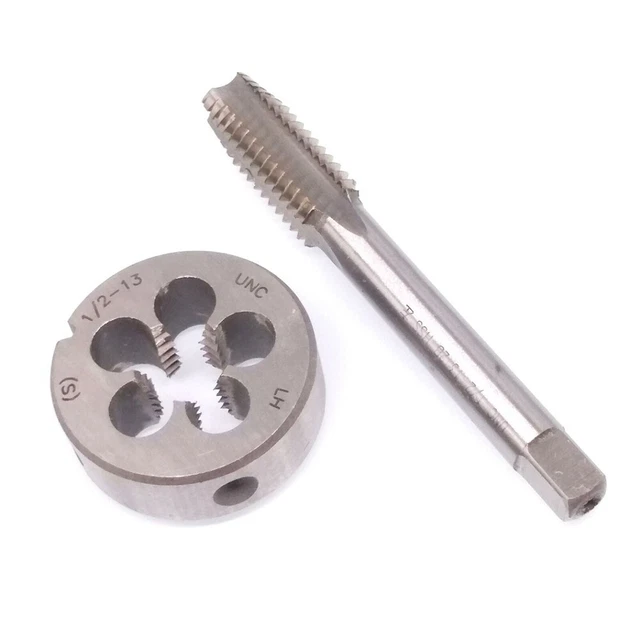 1PCS HSS 1/2-13 Unc-Tap Et 1PCS 1/2-13 UNC Die Main Gauche 87.1mm-Tap ...