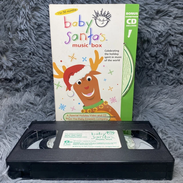 BABY EINSTEIN BABY Santa's Music Box VHS Tape 2001 Kids Educational ...