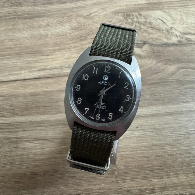 ROAMER ANFIBIO MILITARY Watch Rhodesian Army Issue RARE Rhodesia £208. ...