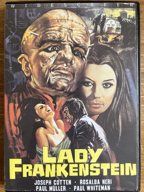 DVD: LADY FRANKENSTEIN - 1971 horror/sci-fi story of Frankensteins ...