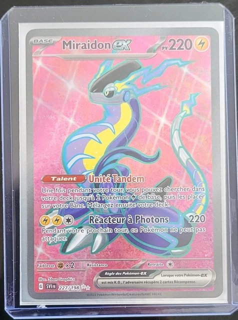 CARTE POKEMON ECARLATE et violet - Miraidon Ex 227/198 EV01 - Neuf EUR ...