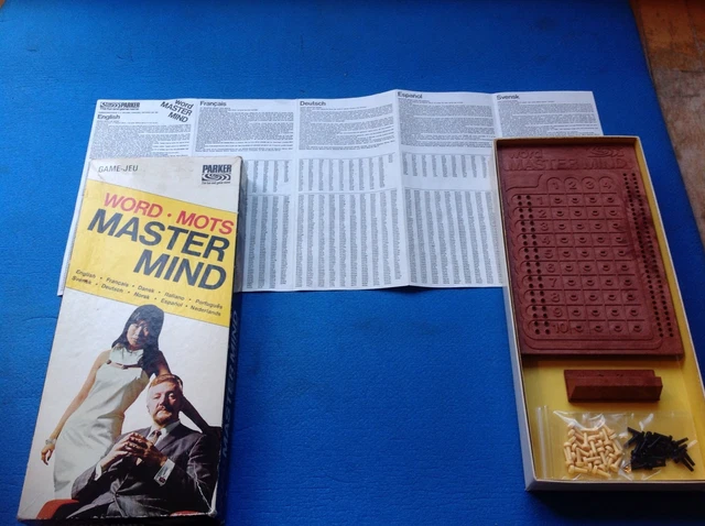 VINTAGE WORD MASTERMIND Master Mind Game Parker Bros $30.00 - PicClick CA