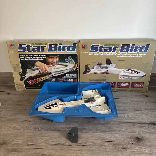 BOXED VINTAGE ELECTRONIC Star Bird - MB Electronics Spacecraft Toy ...
