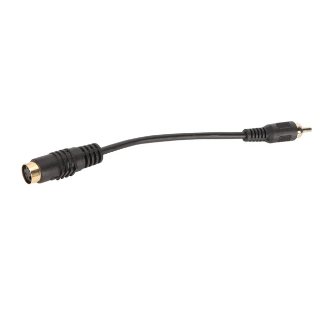 MINI DIN 4 Pin To Cable S Video To Cord Portable Plug And Play Female ...