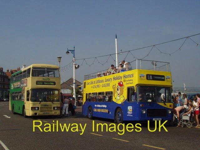BUS PHOTO - Weymouth Bus Stop Leyland Olympian c2003 £2.00 - PicClick UK