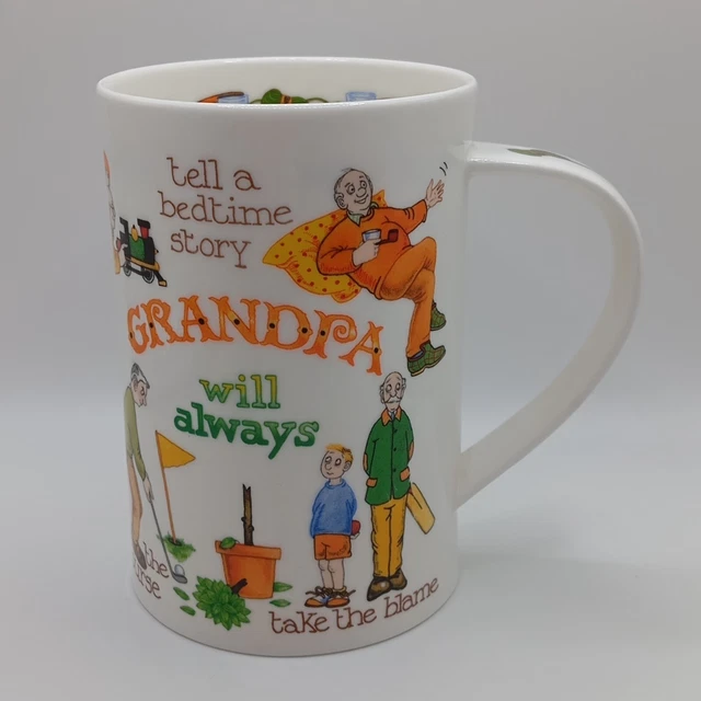 DUNOON CHERRY DENMAN Grandpa Will Always Fine Bone China Mug - Fathers ...