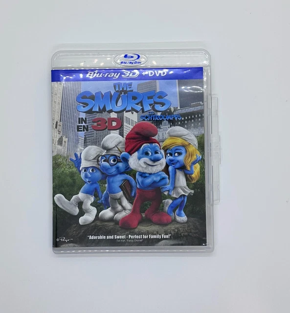 THE SMURFS (BLU-RAY/DVD, 2011, 2-Disc Set, Canadian 3D) $11.03 ...