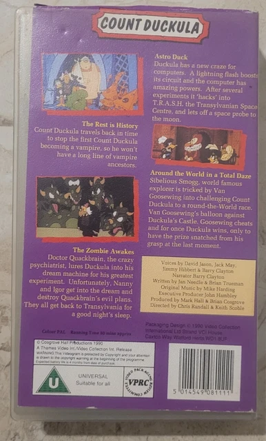 COUNT DUCKULA ASTRO Duck (VHS Video Tape) [040] EUR 15,51 - PicClick DE