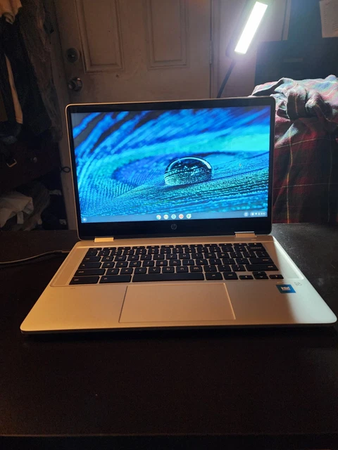 HP CHROMEBOOK X360 Touchscreen 14b-cb0013dx Celeron N4500 4GB RAM 32GB ...