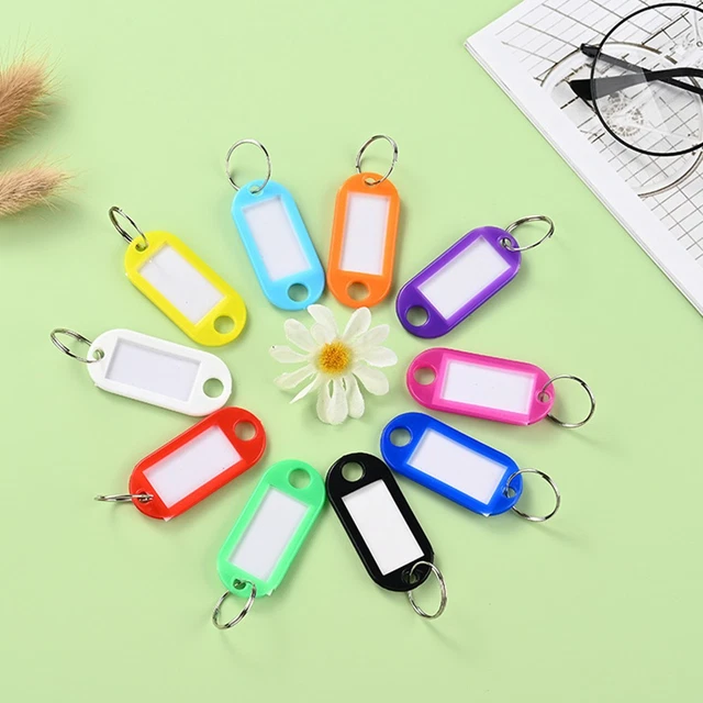 200 PCS MULTI Use Portable Key Tags Colored Key Labels Luggage Tags $24 ...