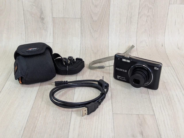 FUJI FINEPIX JX 650 16Mp Digital Compact Camera Black + Charger And Bag ...