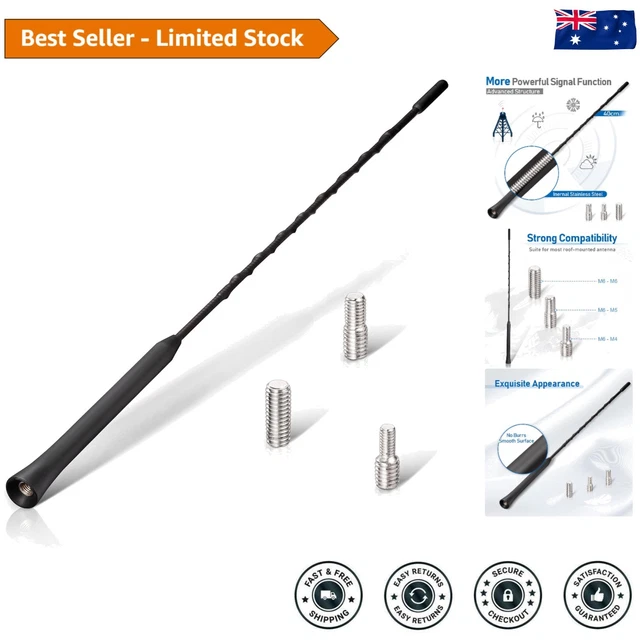 UNIVERSAL 40CM ROOF Mount Car Radio Antenna Mast - Replacement ...
