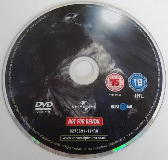THE WOLFMAN (DVD, 2010) DISC ONLY £1.85 - PicClick UK