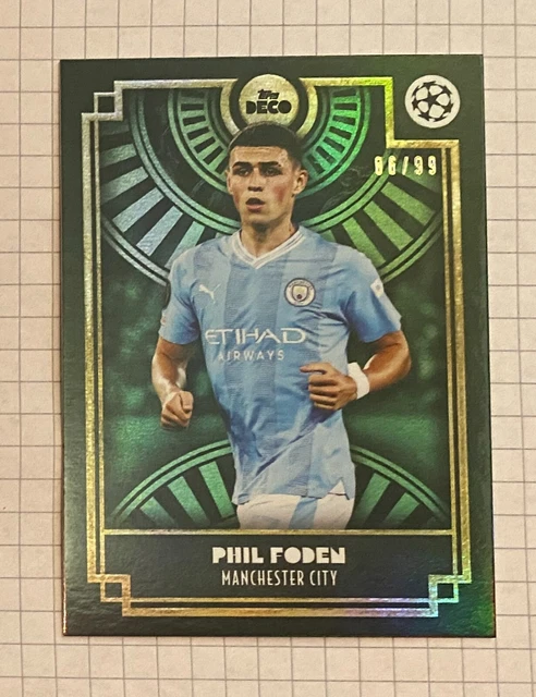TOPPS DECO 2023/24 Phil Foden /99 Manchester City EUR 3,50 - PicClick DE