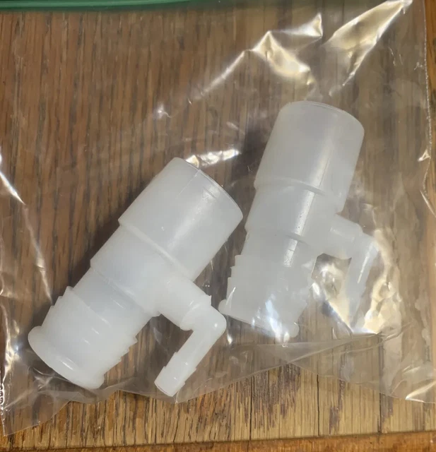 2 OXYGEN ADAPTER Enrichment Port connector , O2 Bleed In Adaptor For ...