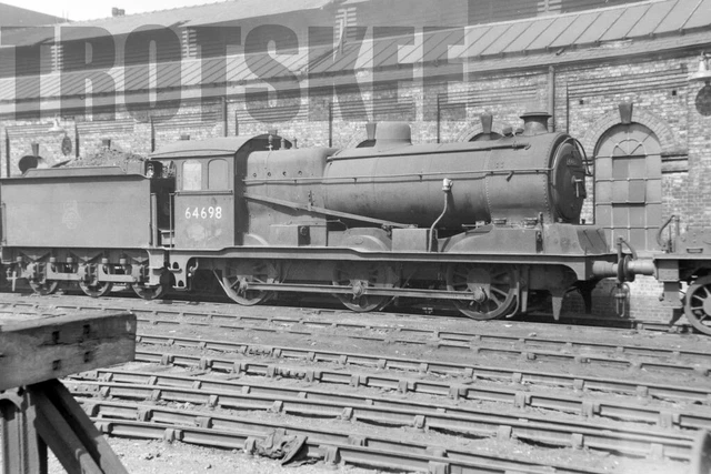 LARGER NEGATIVE BR British Railways Steam Loco 64698 Class J20 March ...