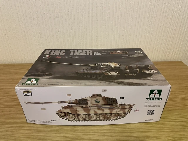 TAKOM KING TIGER Sd.Kfz.182 Henschel Turret w/Zimmerit Pz.Abt.505 #2047 ...