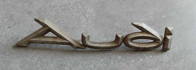 SIGLE LOGO AUDI Années 70 ancien monogramme emblème insigne badge EUR ...