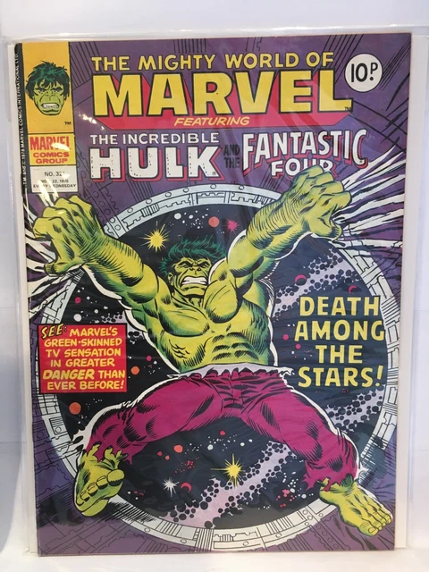 MIGHTY WORLD OF Marvel Featuring Incredible Hulk #327 Marvel UK ...